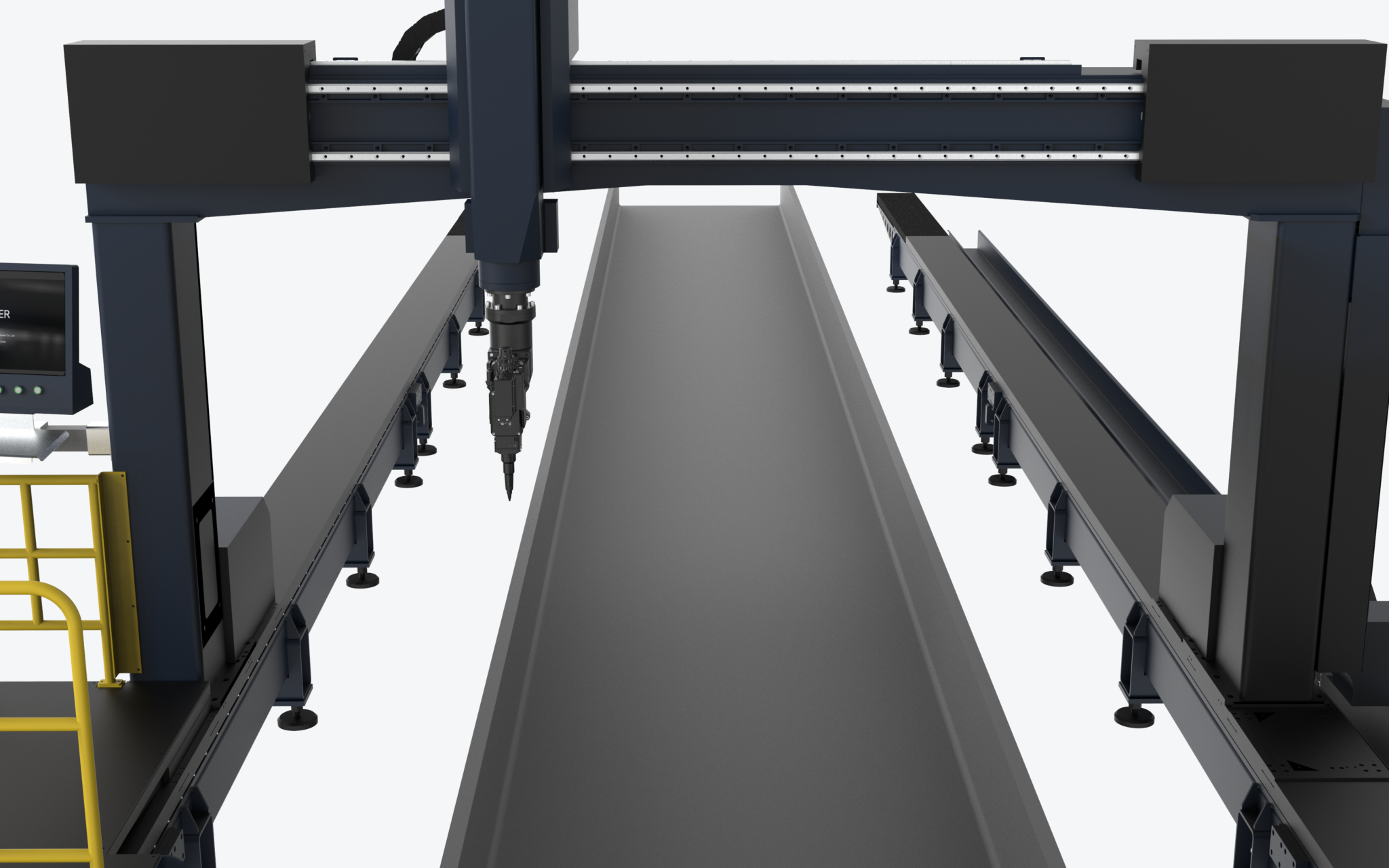 Gantry beam processing machine HL-1250S - Chinese Laser Cutting Machine ...